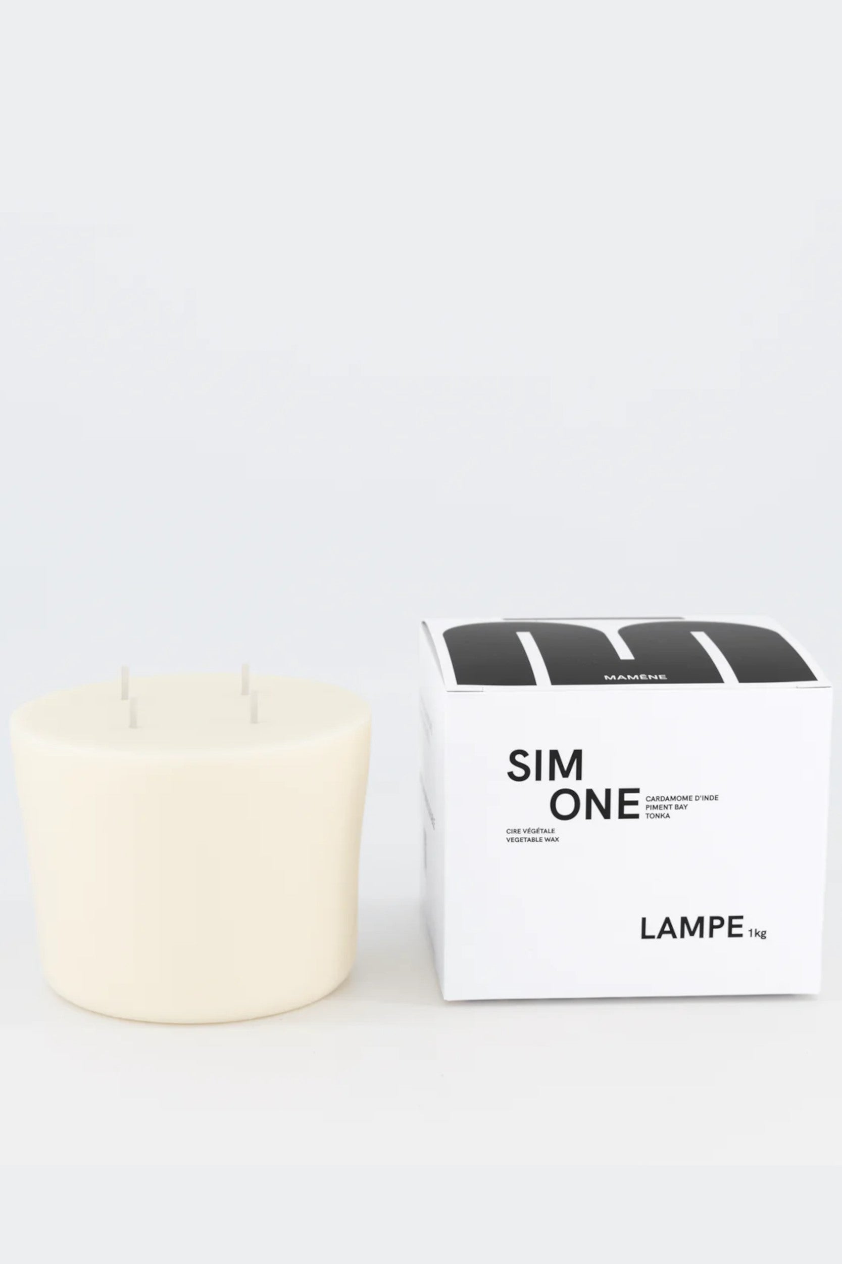 Mamène Recharge Lamp 1KG Simone Candle White - 100% Sisters Concept Store
