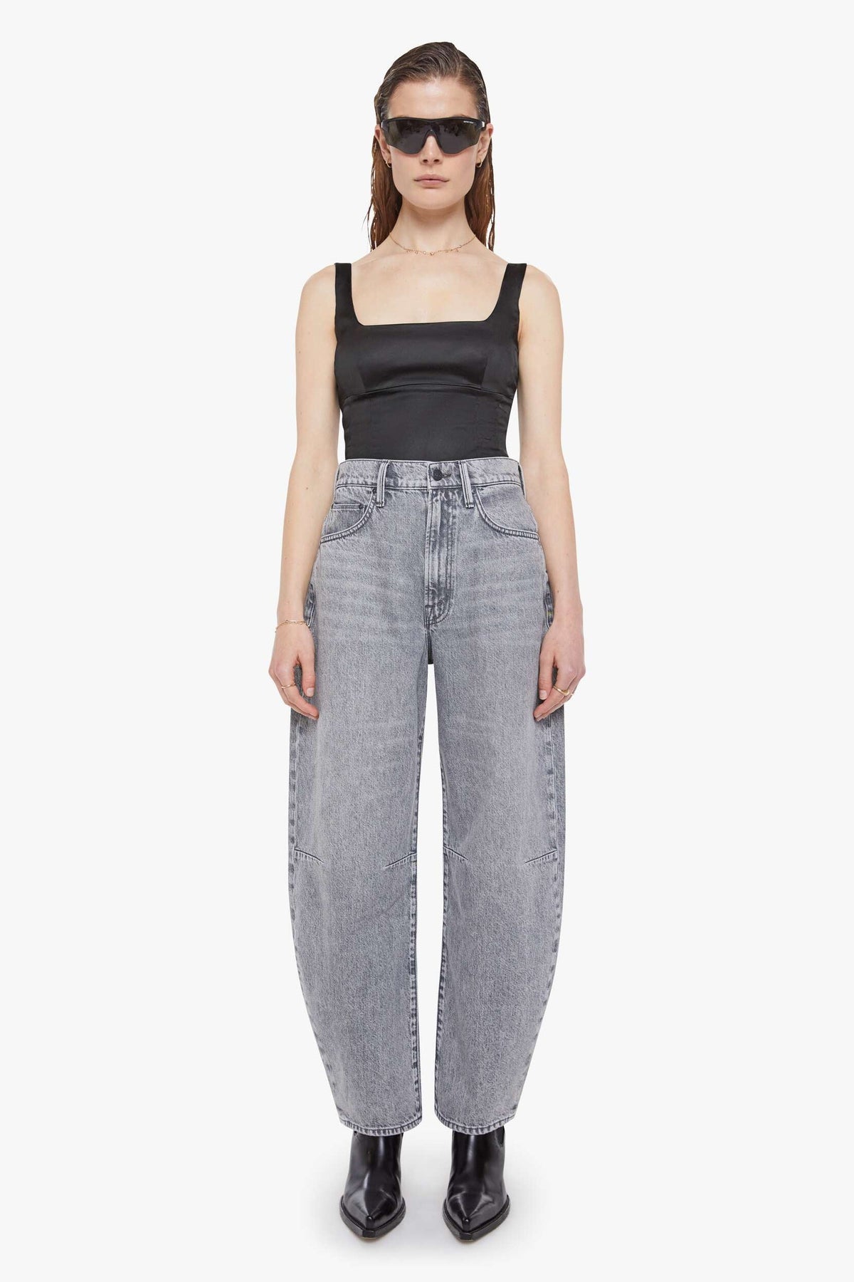 Mother The Pony Keg Ankle Pants Earl Grey - 100% Sisters Concept Store