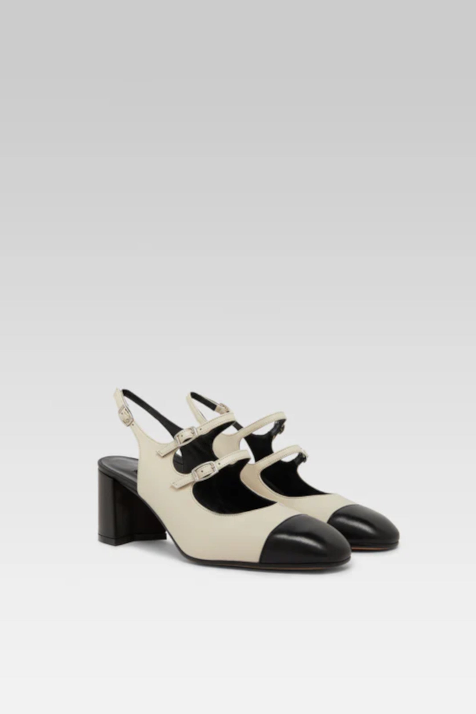 Carel Papaya Shoes Black Beige - 100% Sisters Concept Store